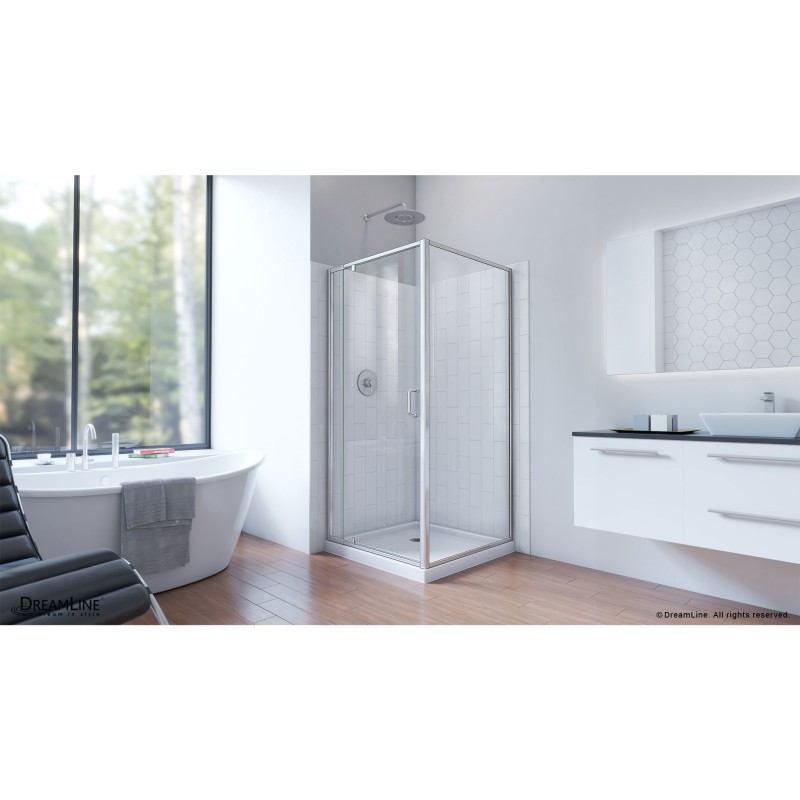 Flex Shower Enclosure, Backwall & Base Kit - Lowes